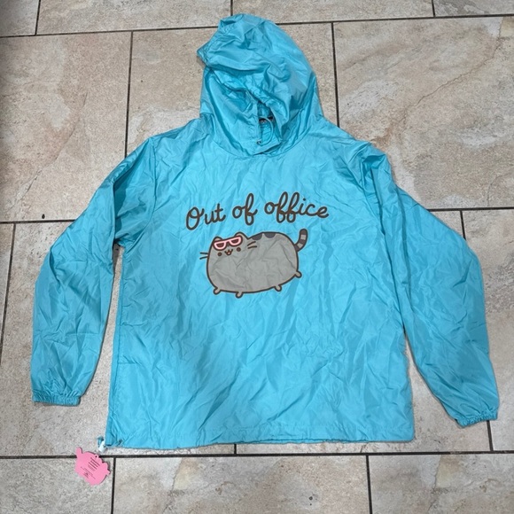 Pusheen | Jackets & Coats | Pusheen Out Of Office Windbreaker With ...